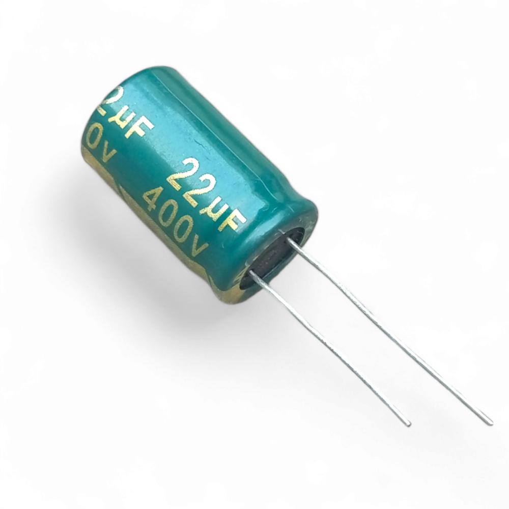 5PCS - 22uf 400V Electrolyte Capacitor 20*13mm | Daraz.pk