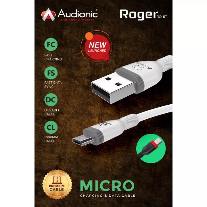 Audionic Roger RO-11 Micro USB Charging and Data Cable Best Price in Pakistan | Daraz.pk