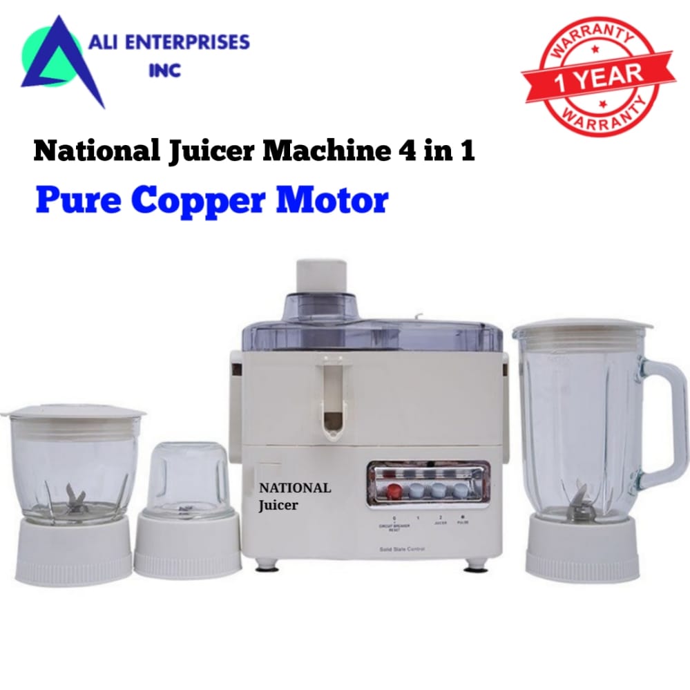 Imported National Juicer Machine 4 in 1 - Juicer-Blender-Chopper ...