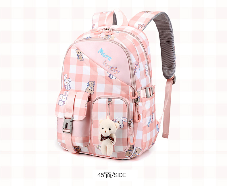 Cute Women Backpacks Multi-Pocket School Backpack for Student Female ...