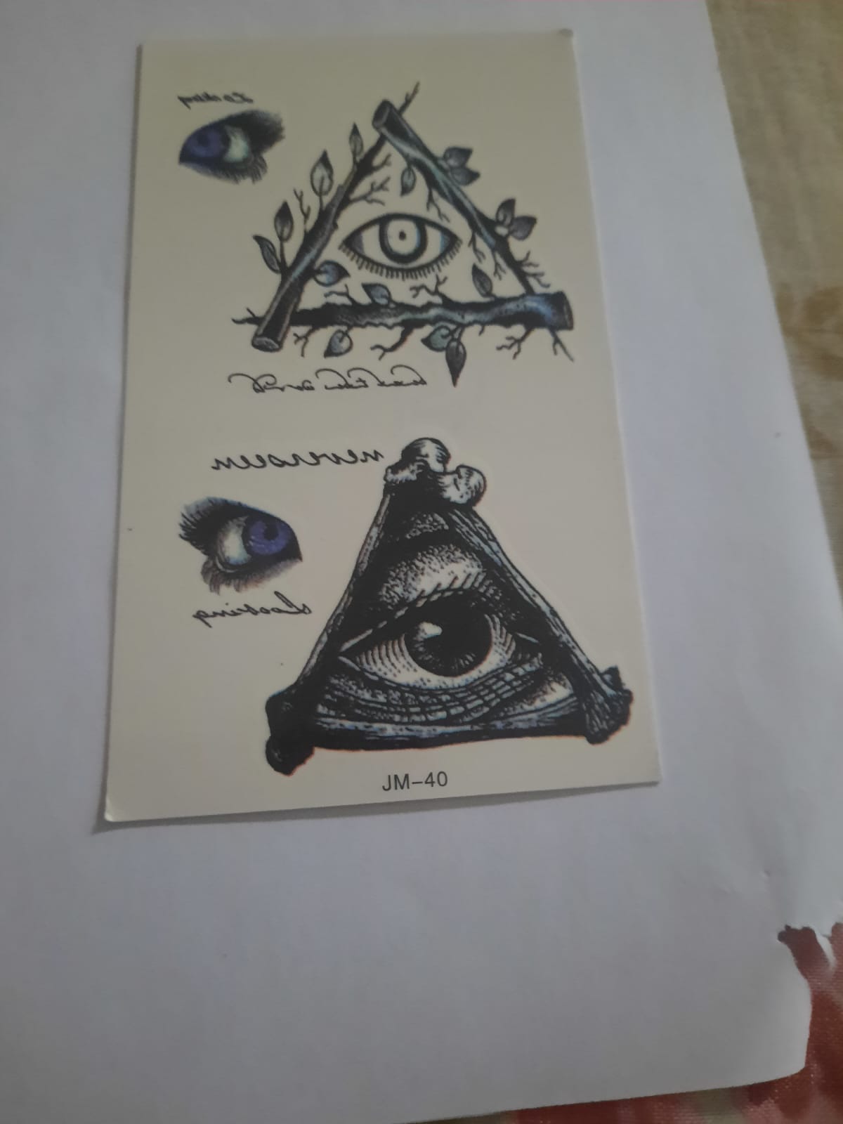 Temporary Tattoos Hand Back Tattoo Sticker Dark Tattoo Stickers Black ...