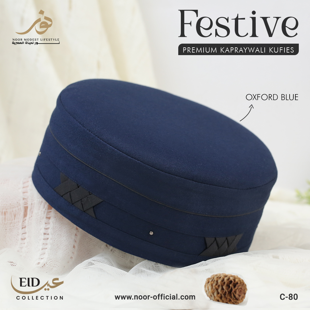 Premium Quality Festive Koofi Prayer Cap Namaz Topi Islamic Hat For Men ...