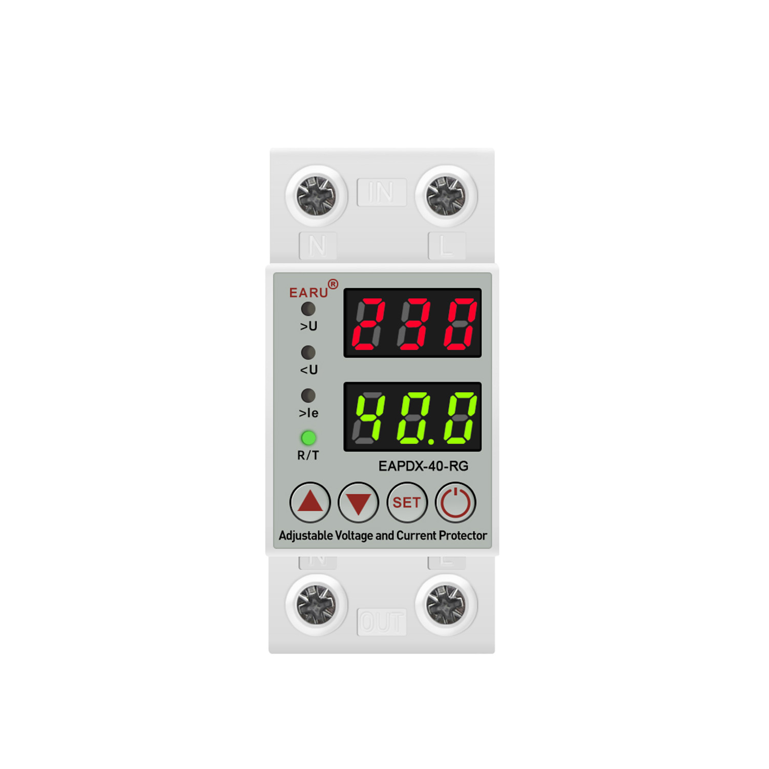 Voltage Current Protector - Protector Circuit Breaker with Adjustable ...
