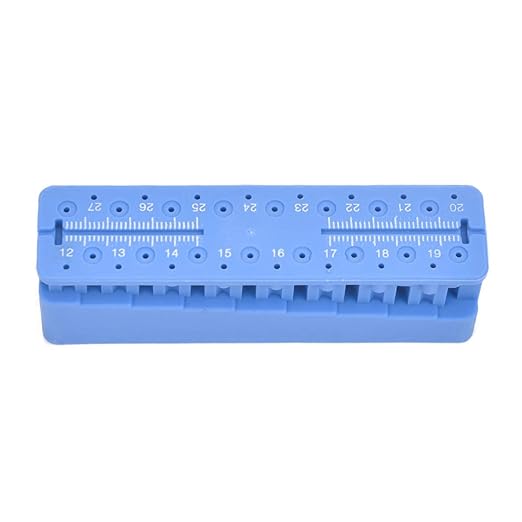 Dental Autoclaveable Endo file holder with Measuring/ Plastic Dental ...