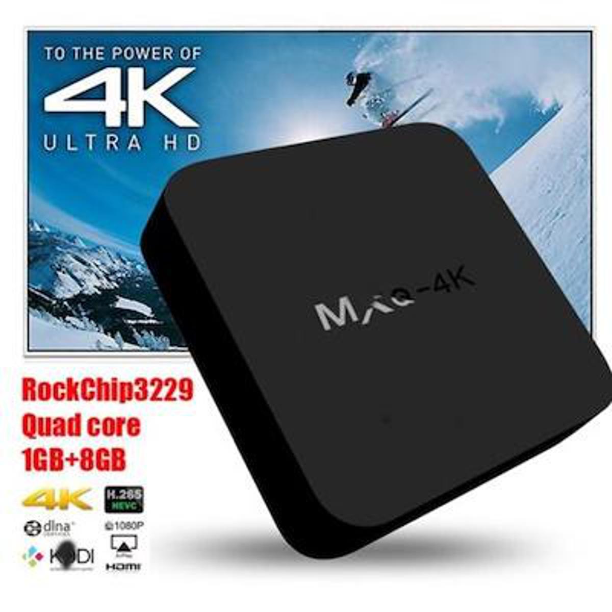 New Model Smart Android TV Box MXQ 4K Quad Core 1GB Ram 8GB HDD With Remote Google Play Store ...