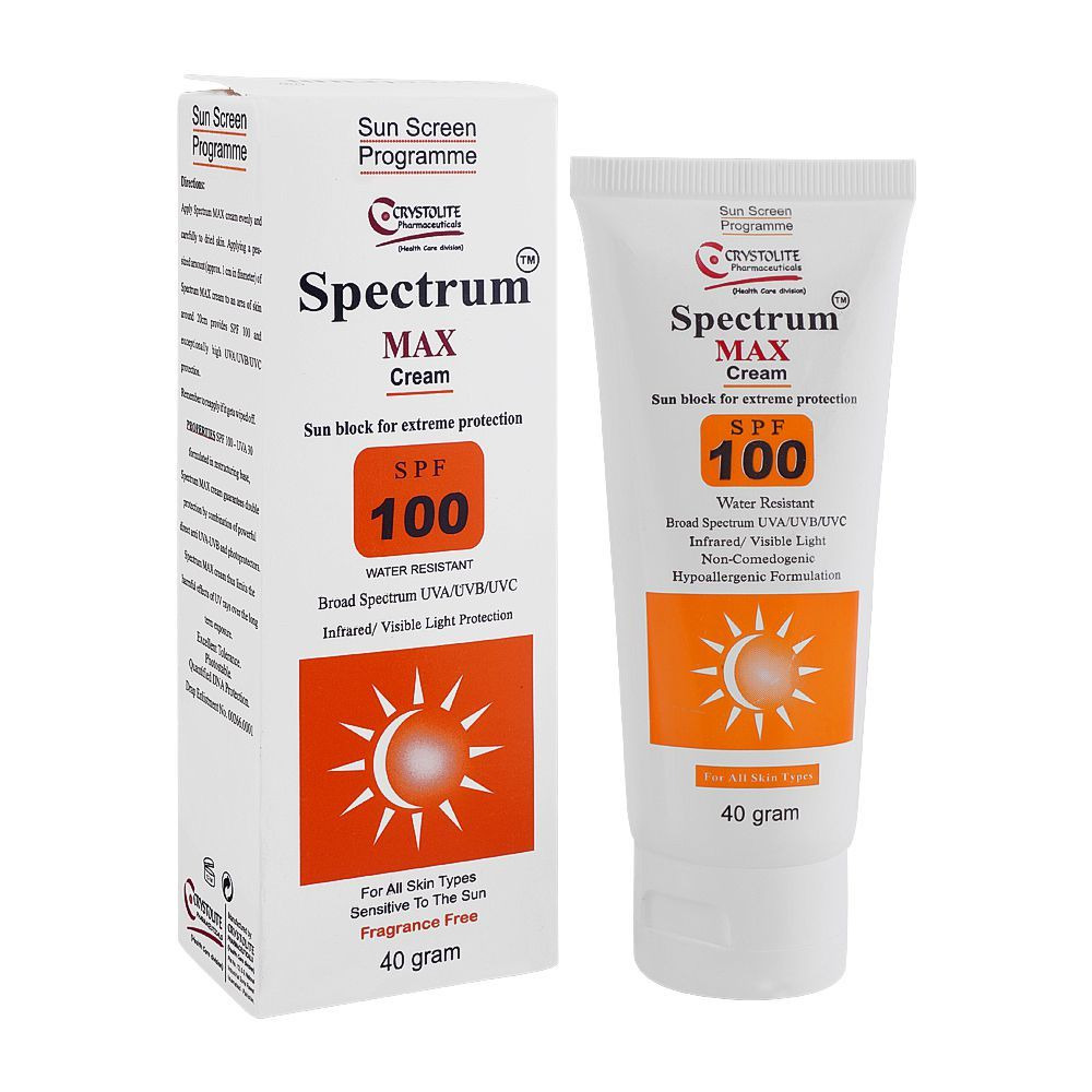Spectrum Max Cream Spf 100 40G | Daraz.pk