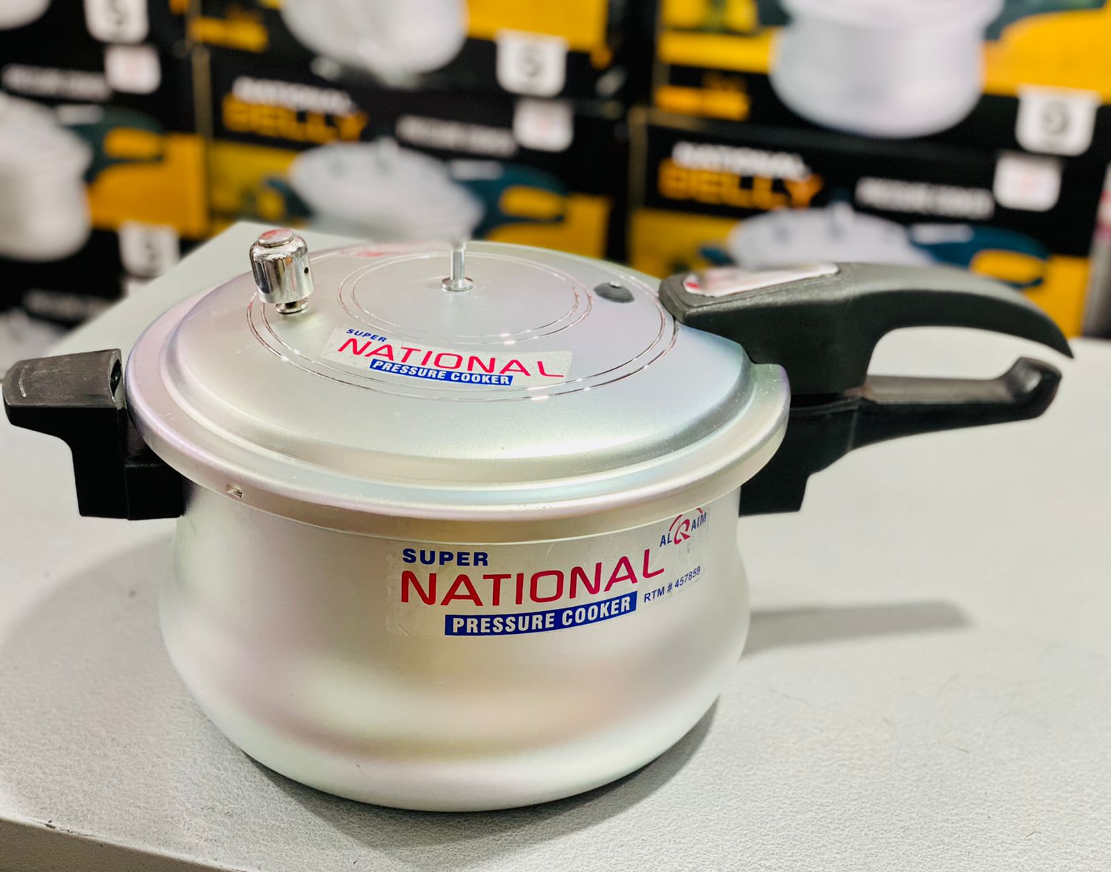 National Pressure Cooker Belly/ 9;11 liters/ Best Quality/Box Pack ...