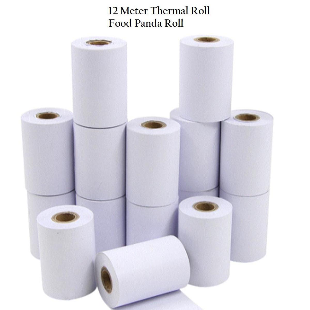 12M Thermal Printer Roll POS - Food Panda Thermal Paper POS Printer ...