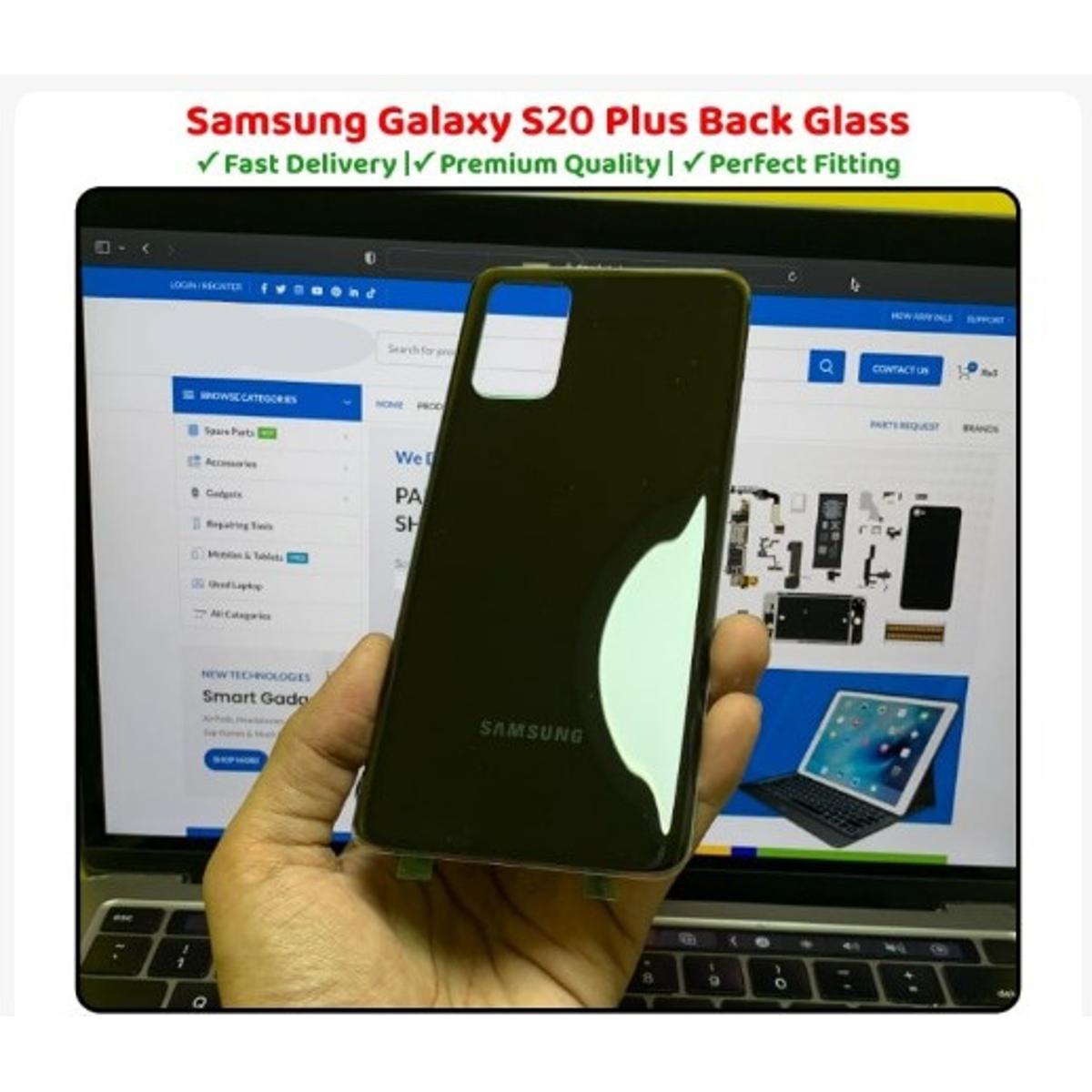 Samsung S20 Plus Back Battery Cover Rear Door Housing Case Back Panel ...
