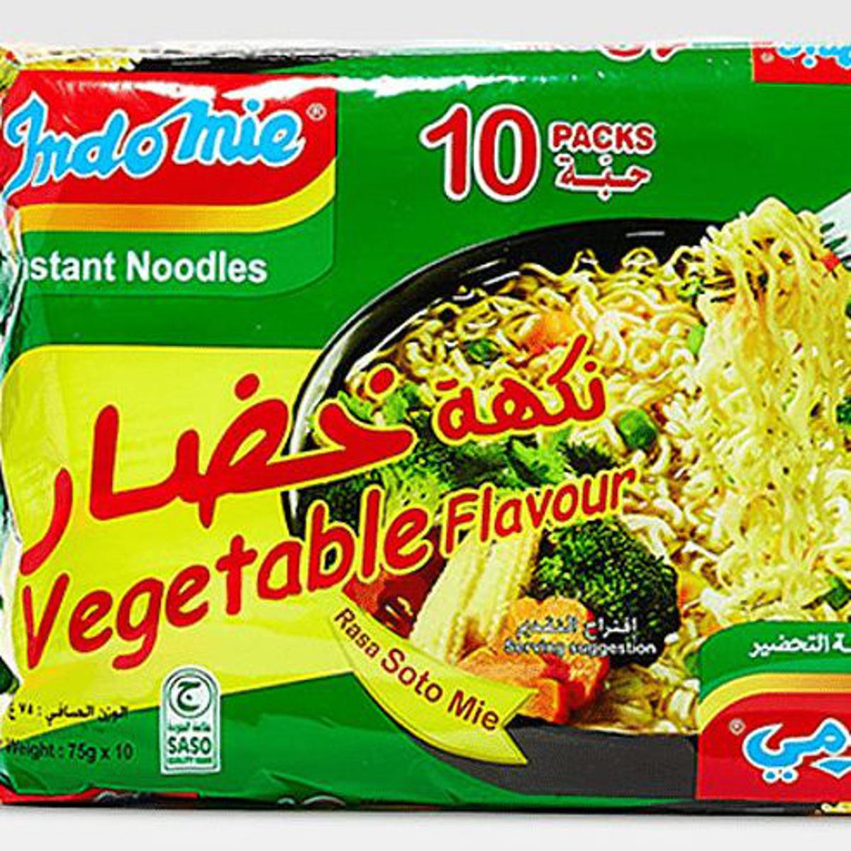 INDOMIE VEGETABLE FLAVOUR Rosa Soto Mie 75g (PACK OF 10) | Daraz.pk