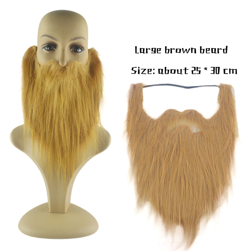 DIY Fancy Dress Fake Beard Long Fluff Beards Cosplay Costume Props ...