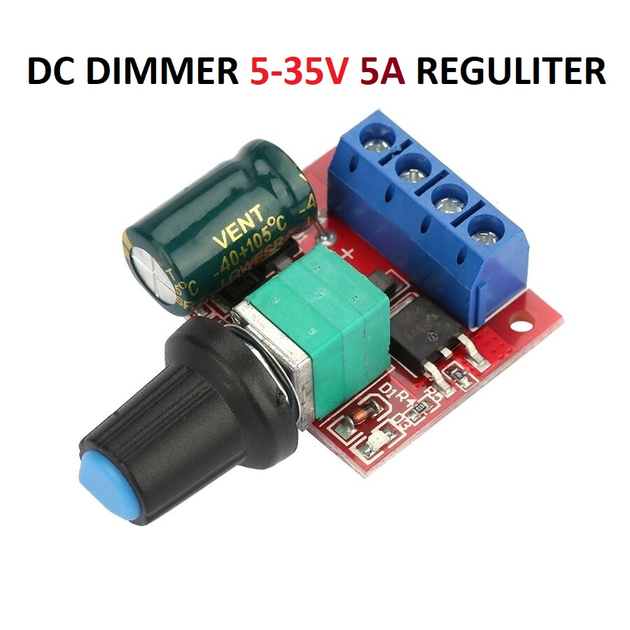 dc dimmer 5A ڈی سی ڈیمر 5 امپیر ڈی سی پنکھے کیلئے | Daraz.pk
