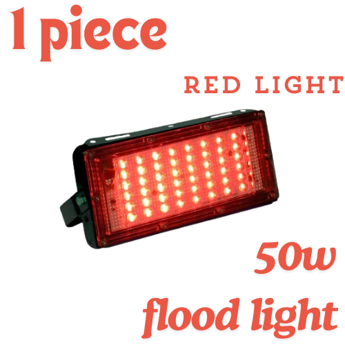 Red Light Flood Light 4500LM Waterproof IP66 For Outdoor AC 220 50W LED ...