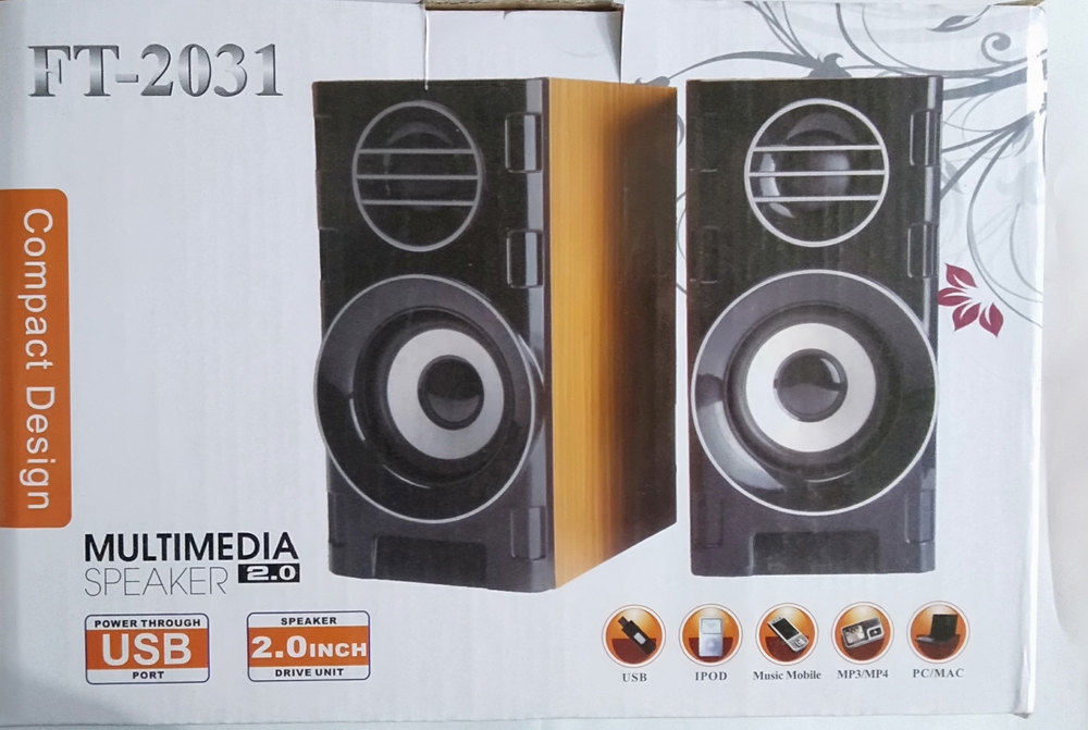 Computer Speakers FT-2031 Sub Woofer Speaker for System, Laptop ...