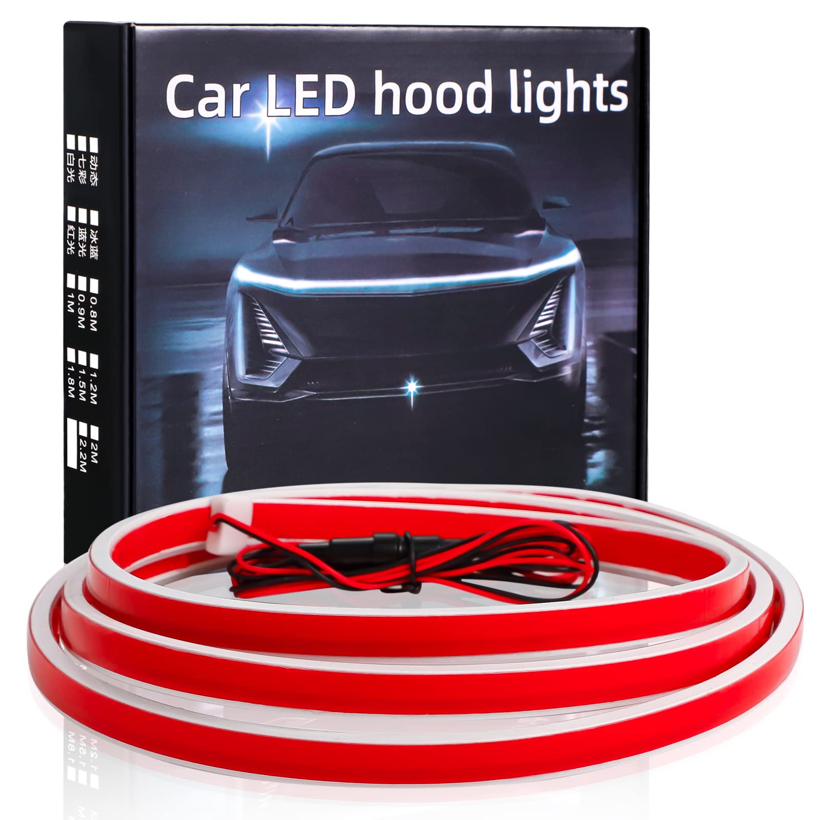 Car Hood Light Strip Dynamic Car LED Strip Bonnet Light Exterior ...