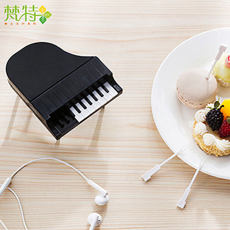 Black and White Cute Piano Key Fork Set 10 Household Fruit Forks | Daraz.pk