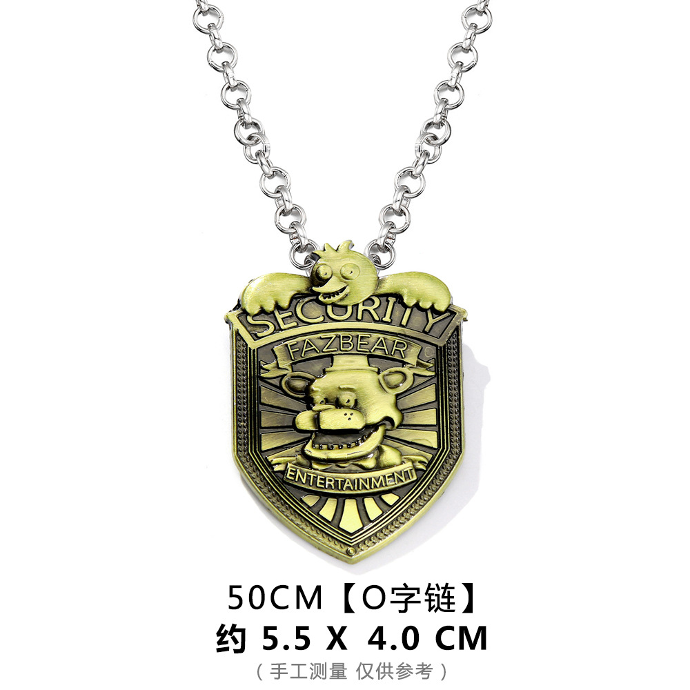 FNAF Security Guard Badge Freddy Fazbear's Night Guard In FNAF Costume ...