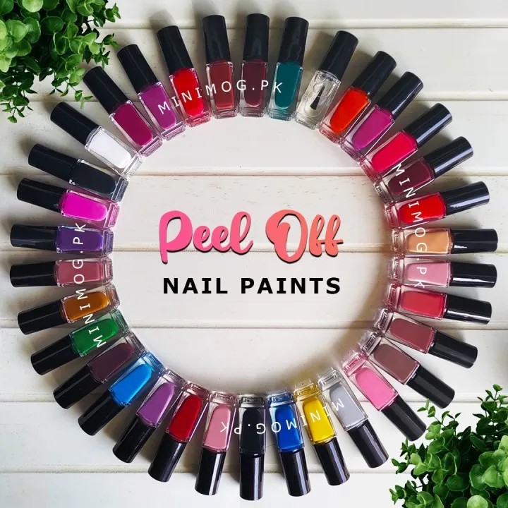 Nail Polish Peel Off & Nail Paint Peel Off Pack of 36 – Peel Off Nail ...