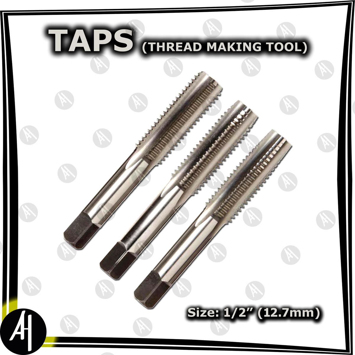 Thread Making Taps - 1/2" | Daraz.pk
