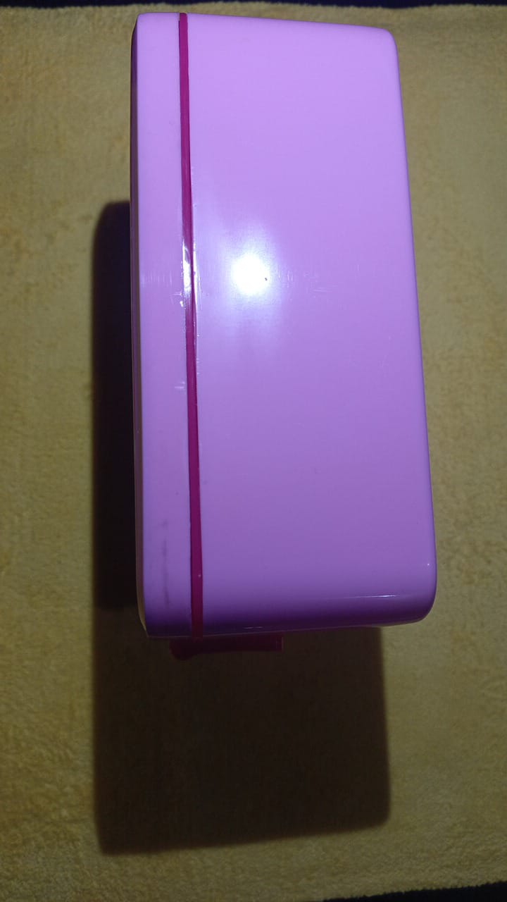 Lunch Box Unbreakable Plastic With Printed Characters Large Capacity ...