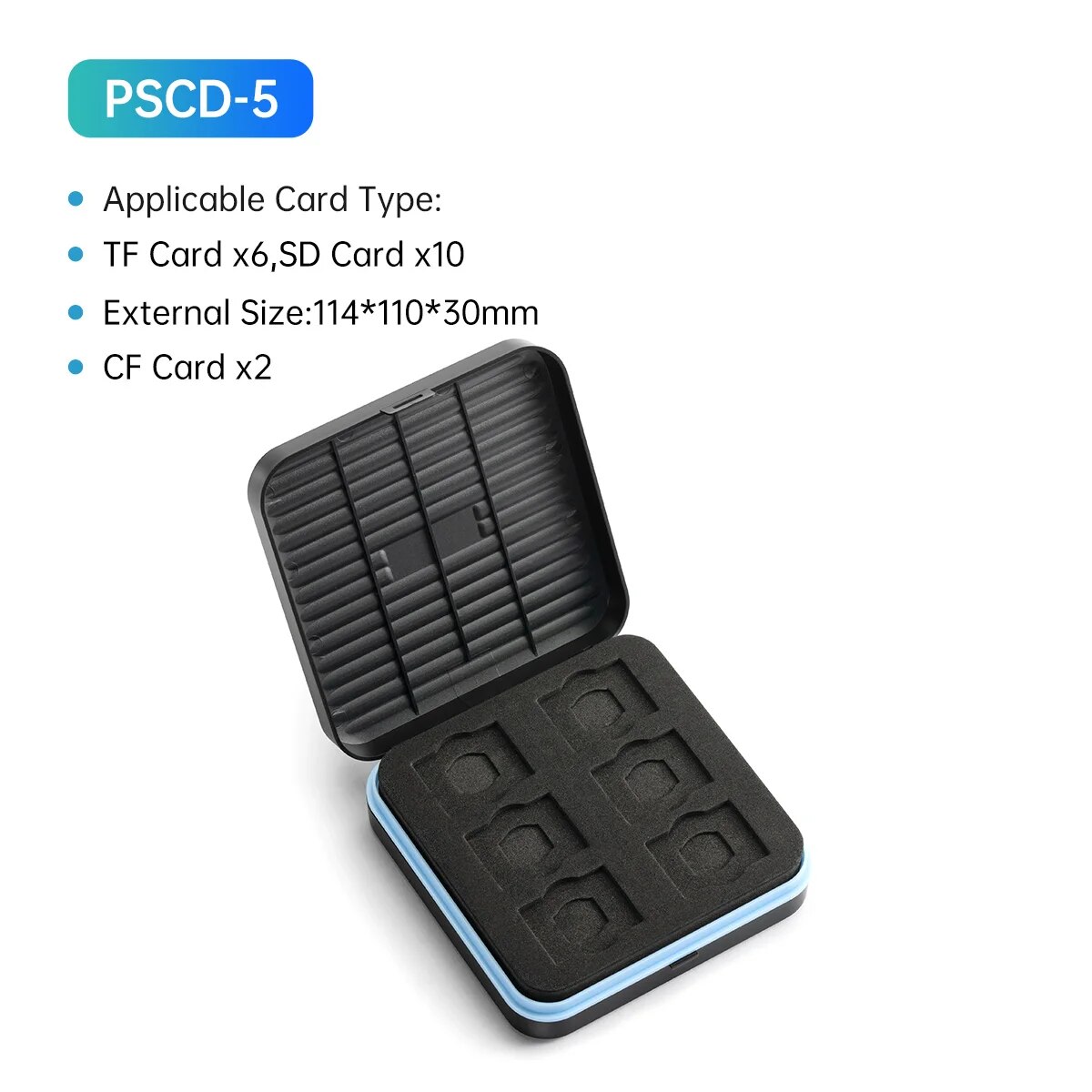 ORICO SD Card Case Micro SD Card Holder Case Soft Foam Interior Memory ...