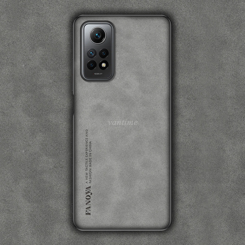 Vantime for Xiaomi Redmi Note 12 Pro 4G Case Soft Pure Leather Slim Matte Back Cover | Daraz.pk