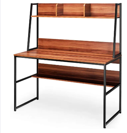 47 Inches Space Saving Writing Study Table Home Office Desk PC Laptop ...