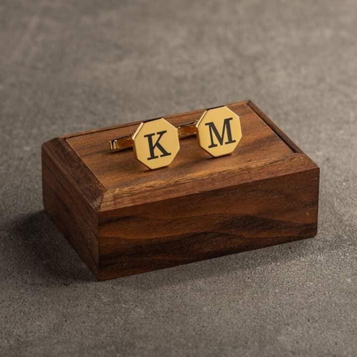 Custom Name Cufflinks (Studs) For Men | Daraz.pk