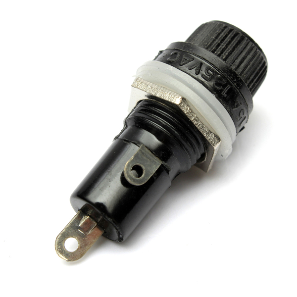 1/3 pcs Panel Mount Fuse Holder Screw Cap Case for Glass Tube Fuses AC ...