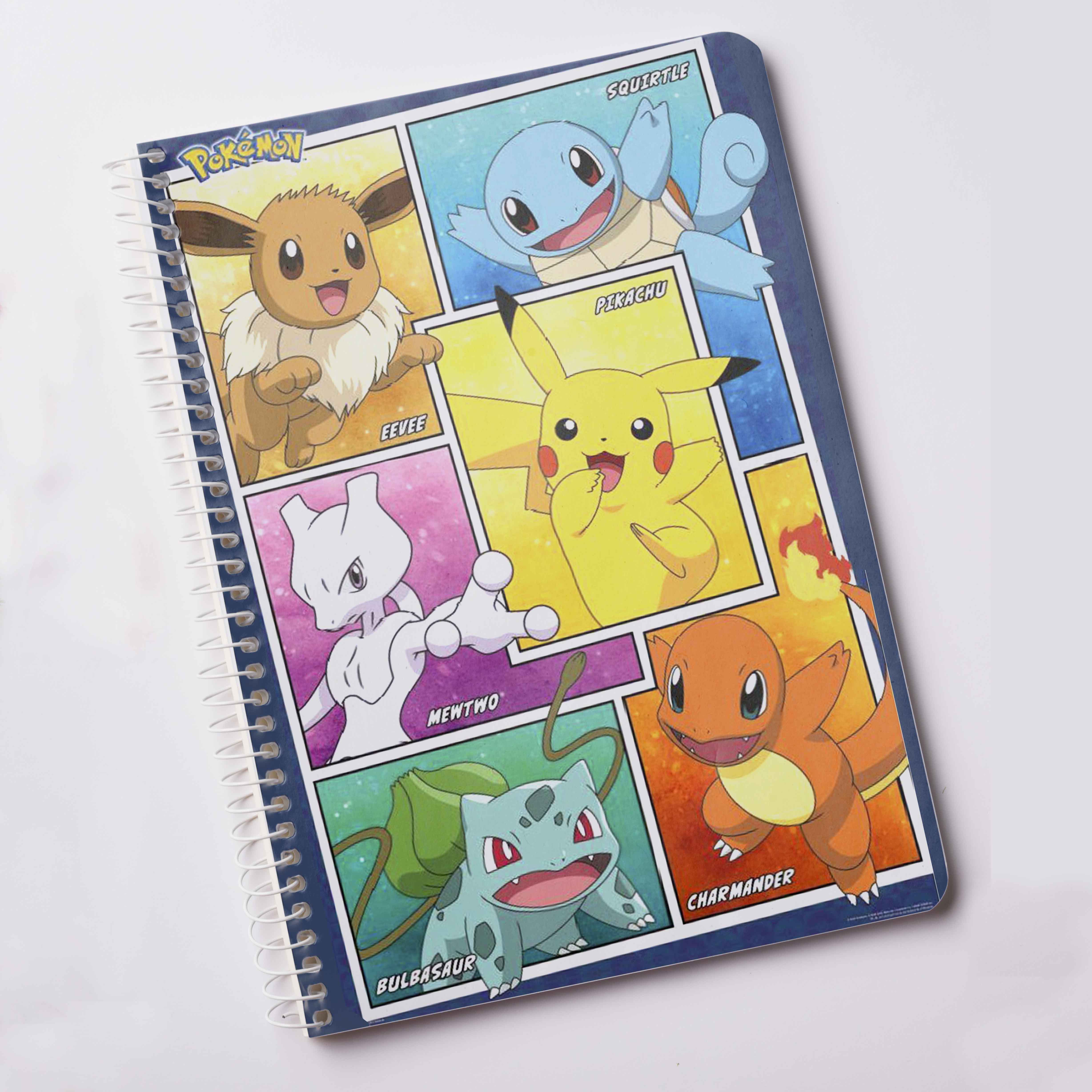 Pokemon Notebook Anime Character Collage Printed (A5) | Daraz.pk