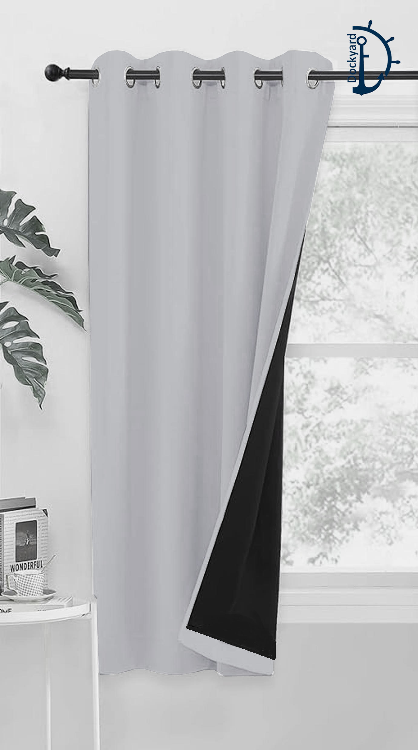 Sunblock Blackout Curtains - Light Blocking Curtain Single Panel - 1 ...
