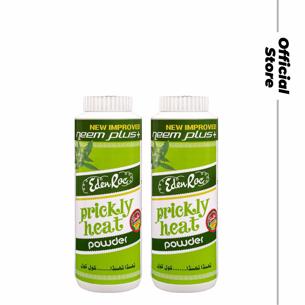 Save Rs.50 On Pack of 2 Eden Roc Prickly Heat Powder Neem Plus 175gm ...