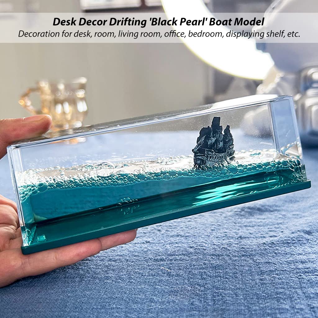 Unsinkable Black Ship | Black Pearl Pirate Ship | Car Dashboard ...