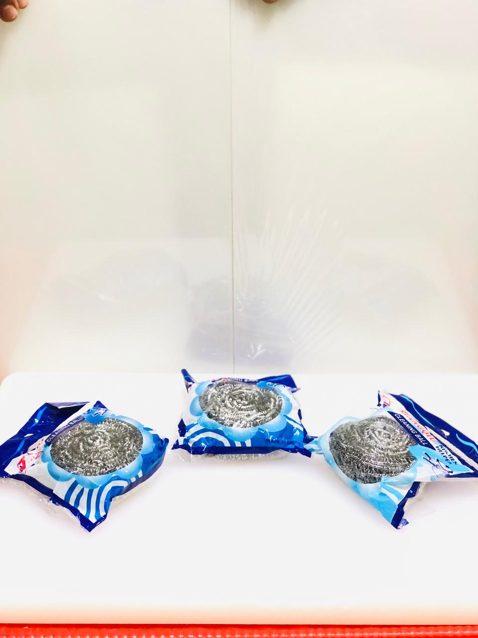 Steel Wool / Pack of 4 (Large Size) Stainless Steel Wool / Stainless ...