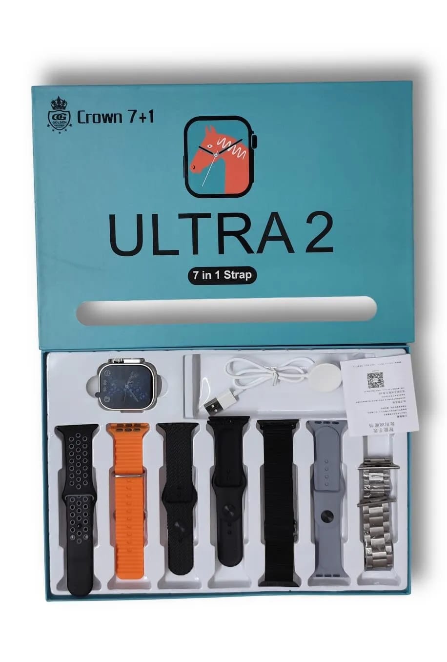 7 in 1 Ultra 2 Smartwatch Crown Series Bluetooth Call Smart watch ...