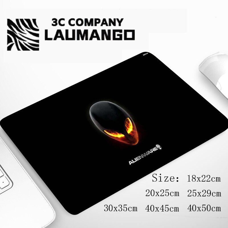 Gaming Mouse Pad Anime Alienware Mousepad Glass Computer Desk Mat Pc ...