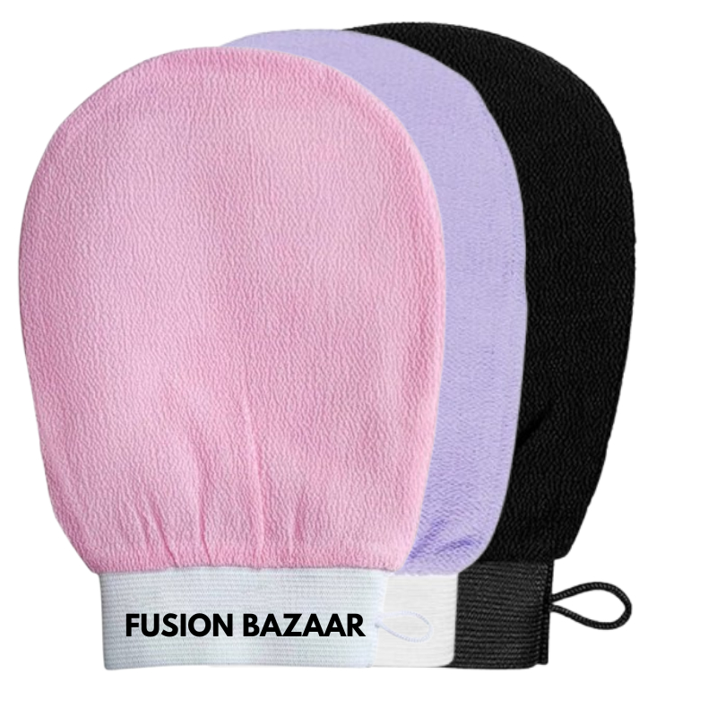 Moroccan Exfoliating Gloves 1pcs - Dead Skin Remover - Exfoliating Bath Washcloth Scrub Mitt for ...