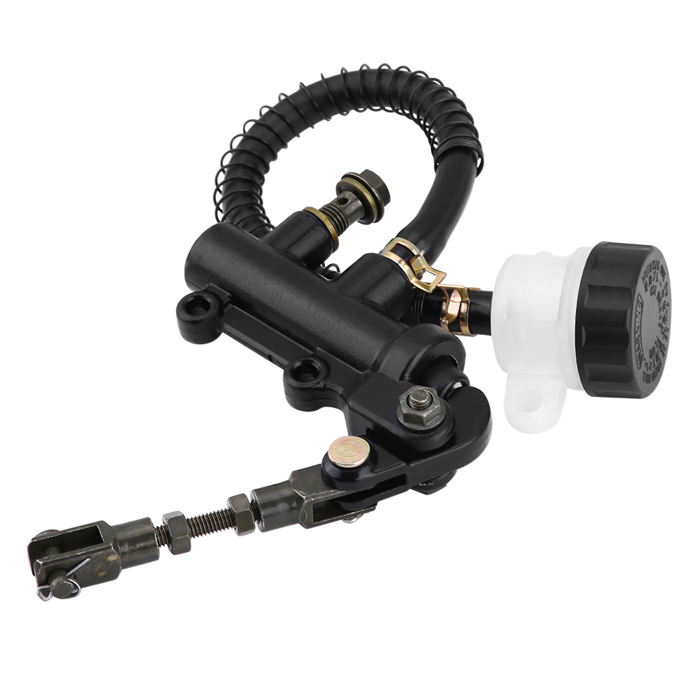 Folding Rear Foot Brake Hydraulic Master Cylinder Pump Reservoir For ...