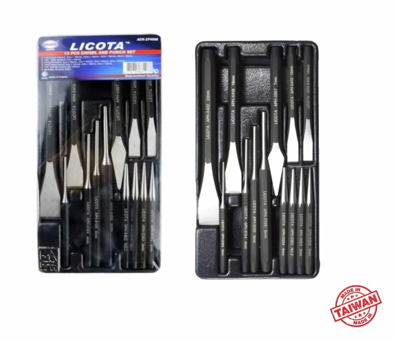 MS - Licota Made in Taiwan 13 Pcs Punch & Chisel Set | Daraz.pk