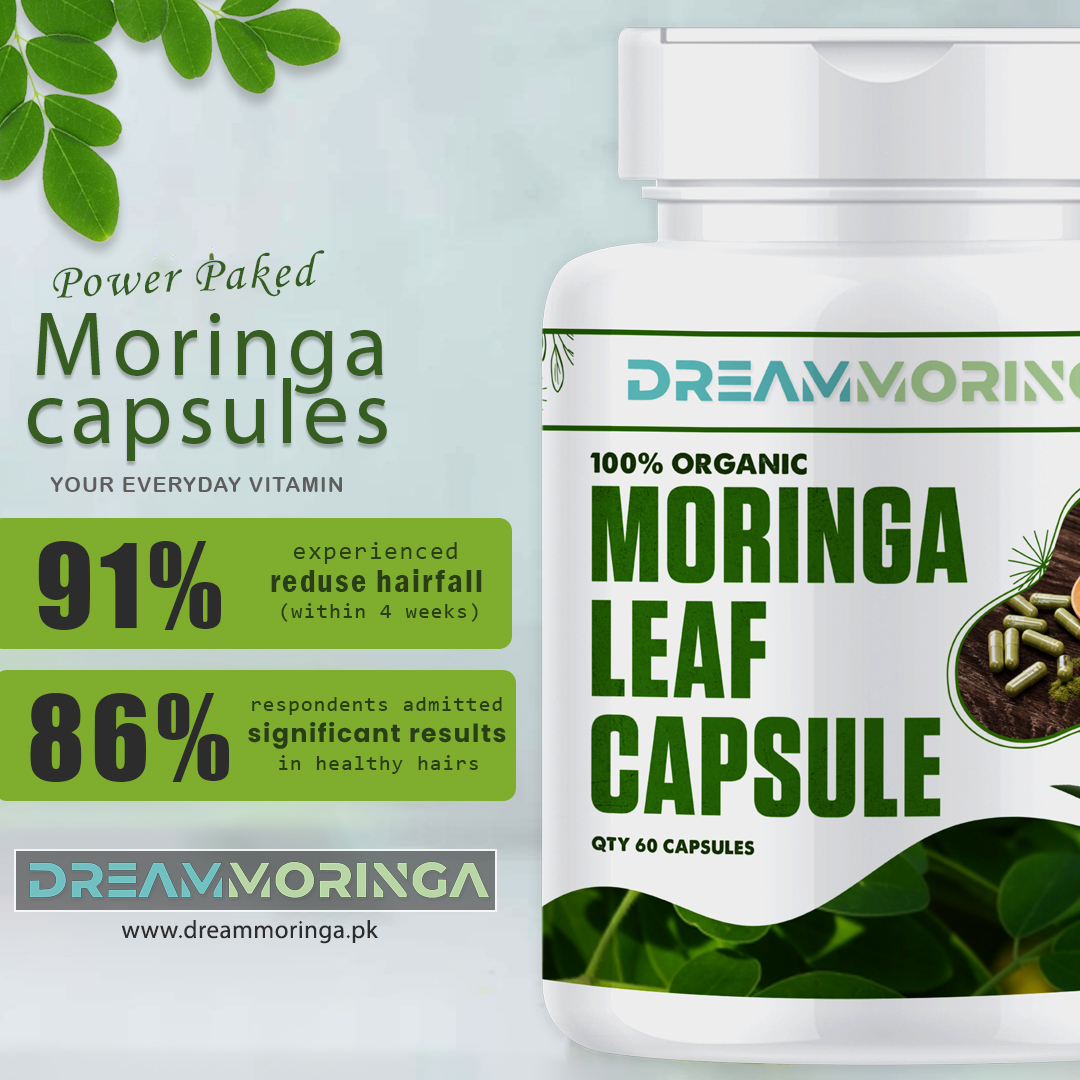 Moringa Capsules Pack Of X 1 | 120 Capsules Each Bottle | Rich in ...