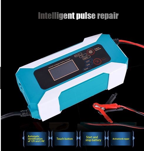 Automatic Car Battery Intelligent Charger 220v To 12v 10A Smart Fast ...