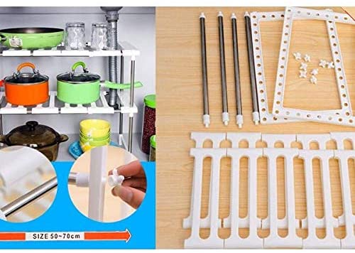 Adjustable Kitchen Rack/Pool Space Arrangement Frame/Under-Sink Storage ...