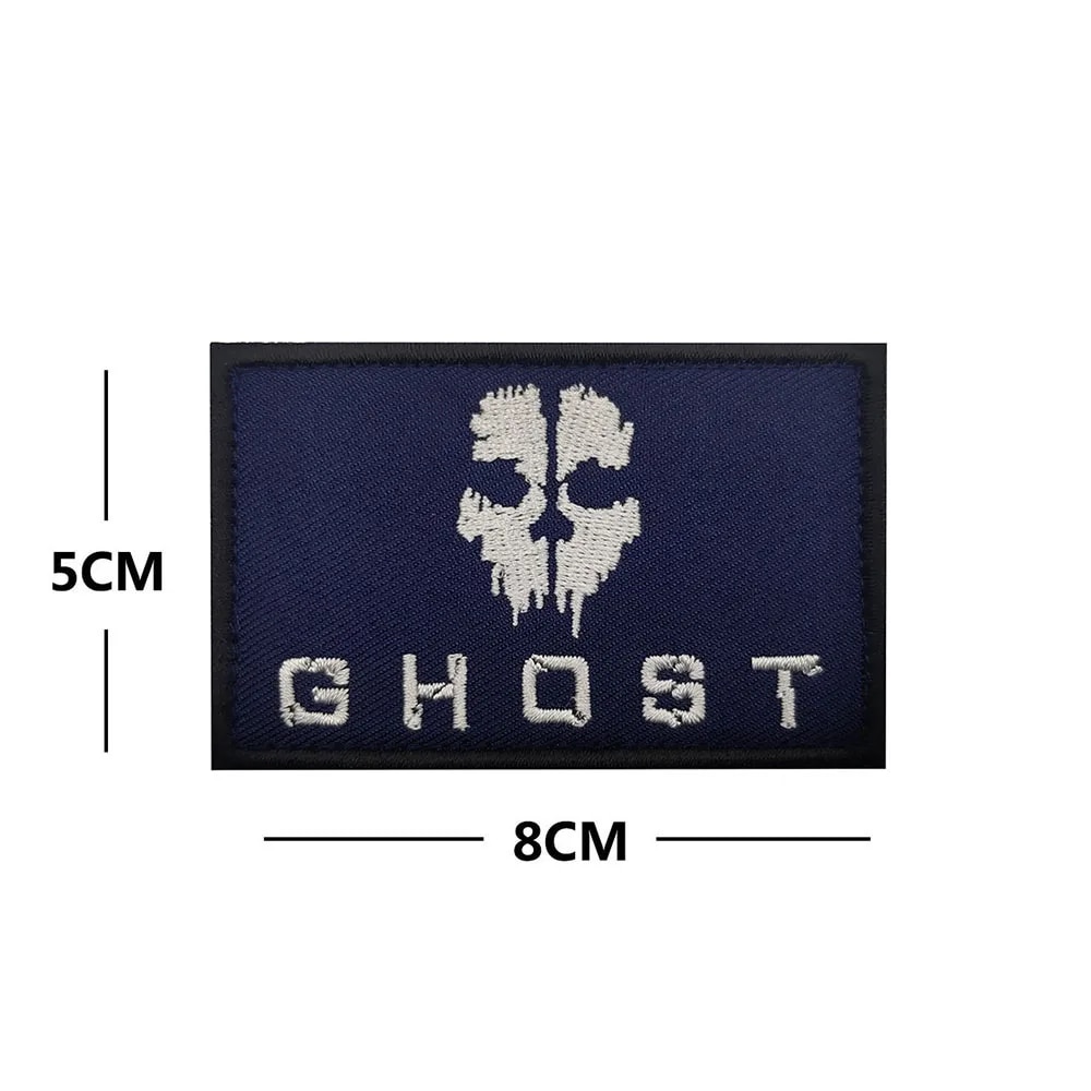 Bargain price Call of Duty Patches on Clothes Ghost Mask Embroidered ...