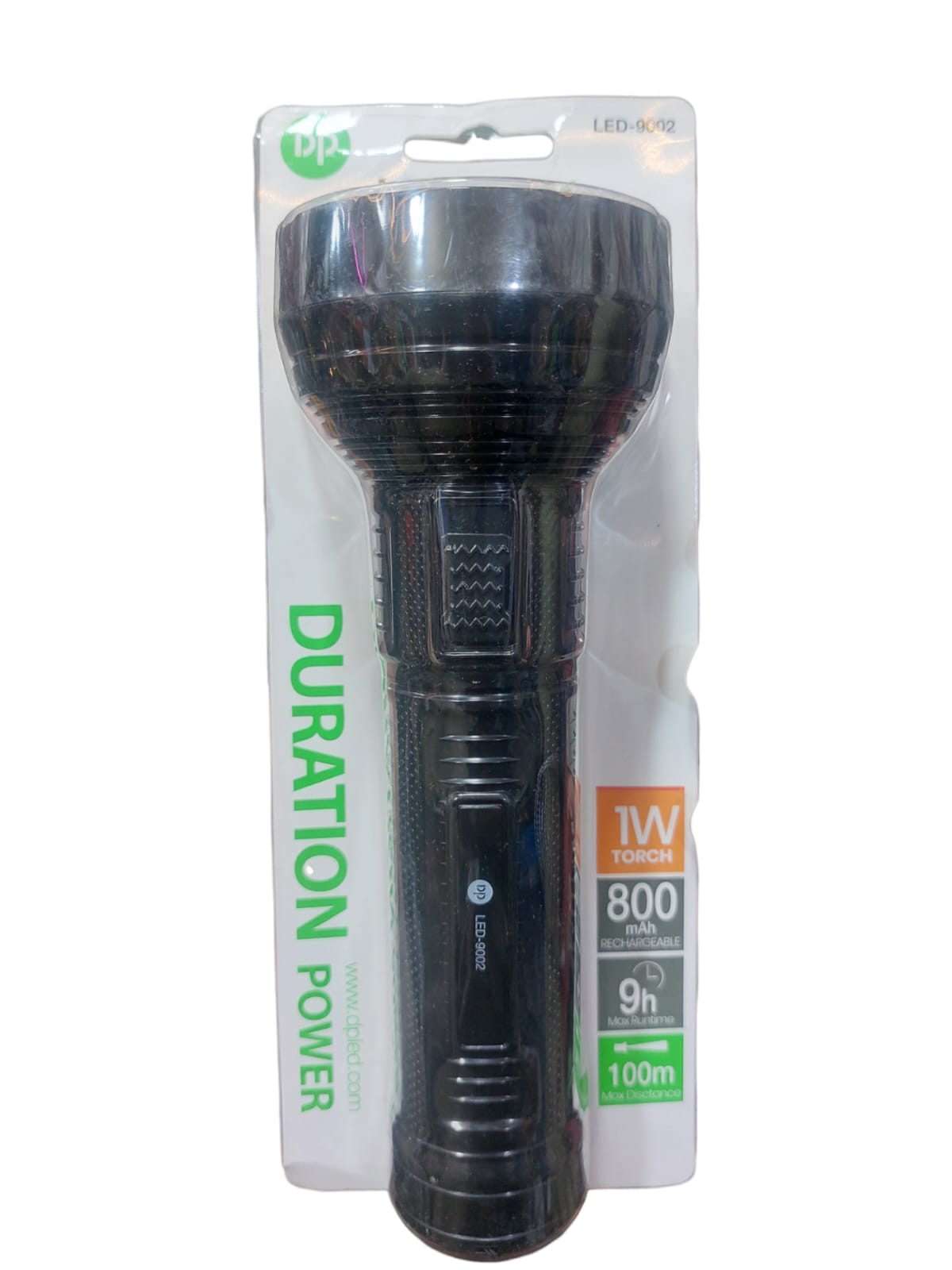 DP-9002 Portable Rechargeable Hand LED Torch - Emergency Light | Daraz.pk
