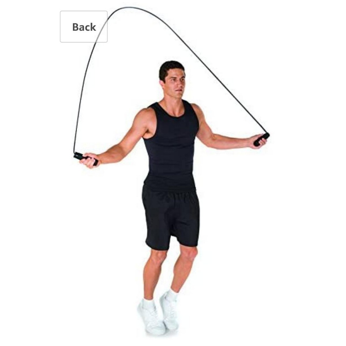 Skipping Rope With Counter Anti slip Rubber Grip & Adjustable Length ...