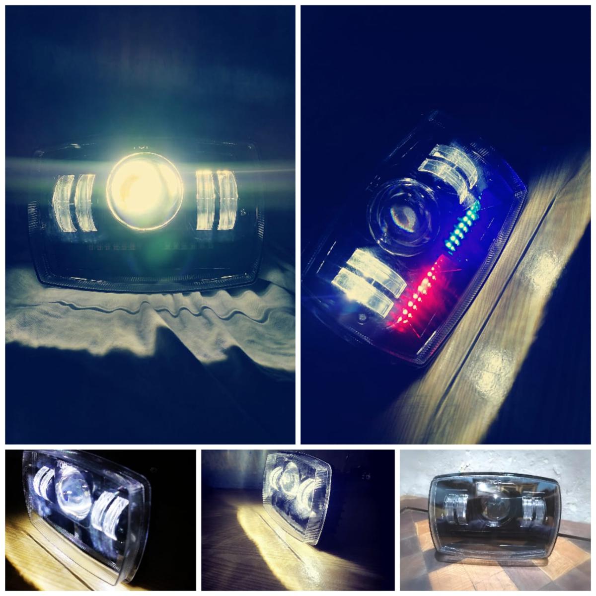 Projector Bike Head Light For Cd70/125 Motorcycle Led Light Drl ...