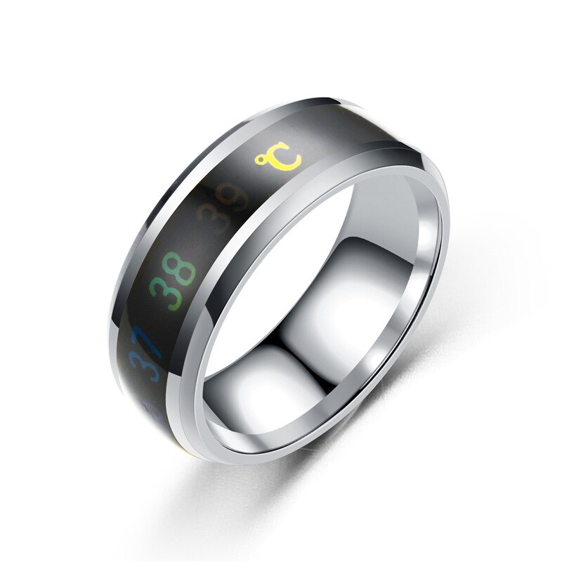 Smart Stainless Steel Multifunctional Ring For Couples Mood Changes ...
