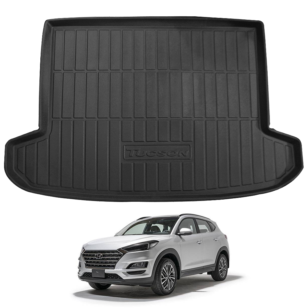 Hyundai Tucson 2020-21 Trunk Tray - Cargo Tray Matt Trunk Liner | Daraz.pk