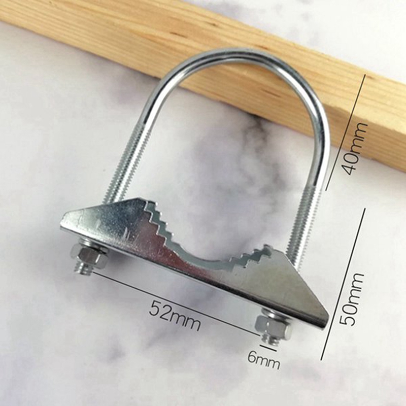 4 Set Antenna Mast Pipe Clamp for TV CB Ham Antenna or Panel Pipe ...