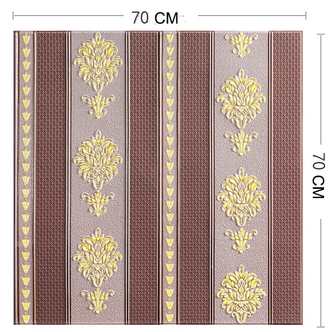 Large size 70x70cm Wallpaper 3d wall sticker foam Wall paper dinding ...